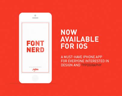 Font Nerd For IOS On Behance