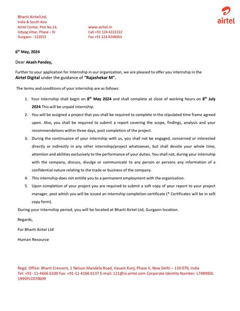 Akash Pandey On Linkedin Internshipjourney Airteldigital Grateful