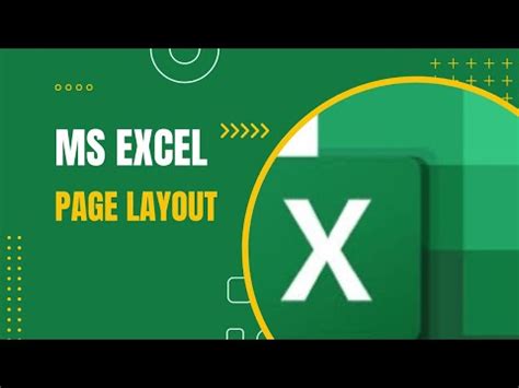 Excel For Beginners Page Layout YouTube