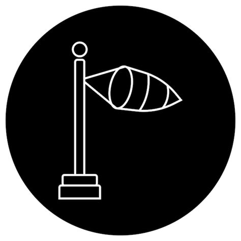 Premium Vector Wind Direction Icon Vector