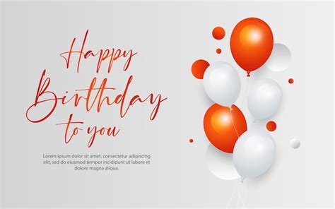 С днем рождения дизайн фона Премиум векторы