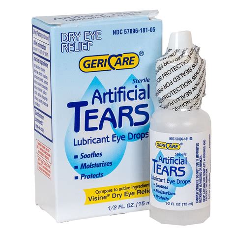 Artificial Tears Lubricant Eye Drops Dry Eye Relief
