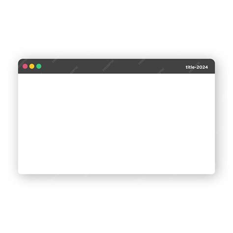 Premium Vector Dark Mode Macos Window Design