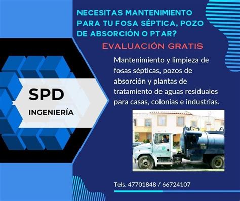 Spd Mantenimiento De Fosa SÉptica Pozo De AbsorciÓn O Plantas De