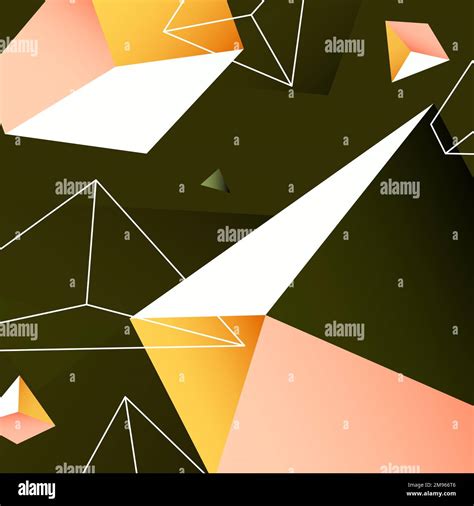 pink prism pattern on black vector stock vector image and art alamy