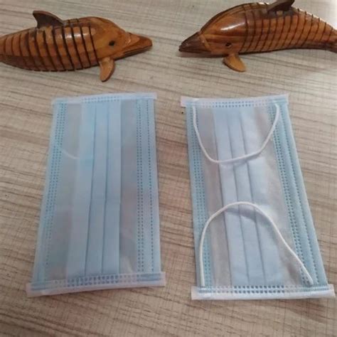 Amrit Care 3 Ply Innerloop Inner Loop Face Mask Blue At Rs 50 In Bhiwani