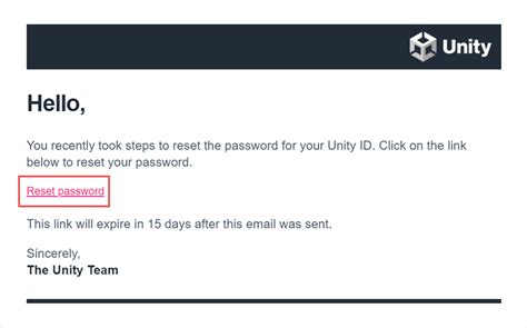 How Do I Reset My Password Unity Support Help Center