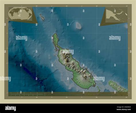 Bougainville Autonomous Region Of Papua New Guinea Elevation Map