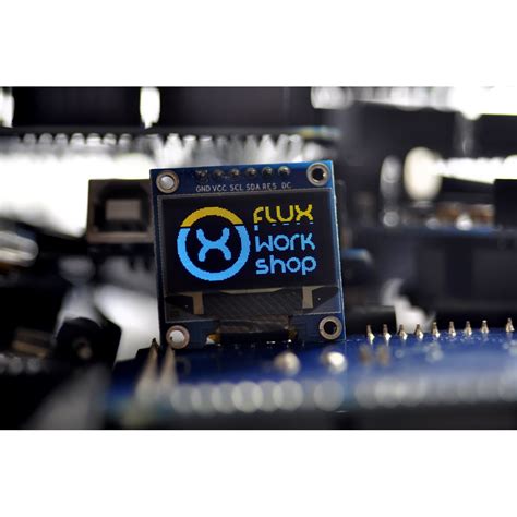 0 96 128x64 yellow blue oled display module i2c u8glib arduino flux
