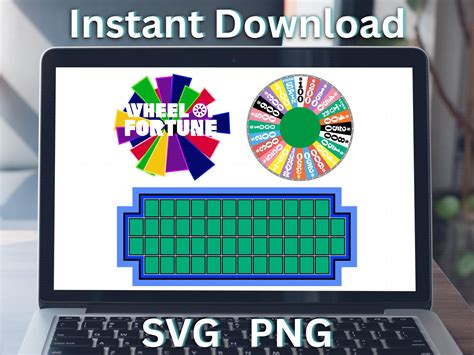 Wheel Of Fortune Board Clipart