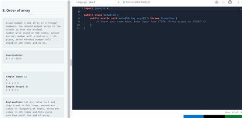 solved g language java 8 autocomplete ready 1 import