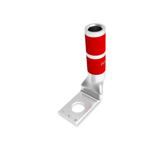 Ya8ctc1090 Compression Terminal 8 Awg Cu 1 Hole 10 Stud Long Barrel 90 Degree