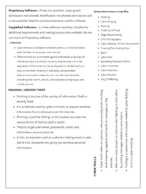 Societal Impacts Notes For Revision Pdf