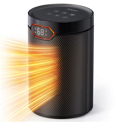 Kloudic Space Heater 1500w Portable Electric Heater With Eco Thermostat For Indoor Use Ptc