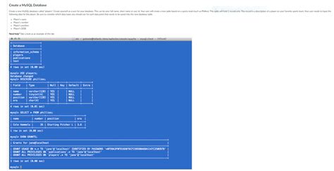 Create A MySQL Database Create A New MySQL Database Chegg Com