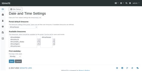 client side user based timezone questions and answers senaite