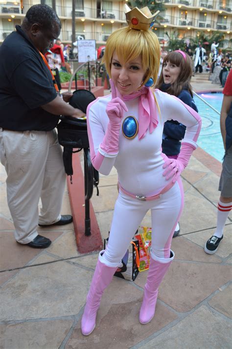 Princess Peach Cosplay Costume From Super Mario Bros