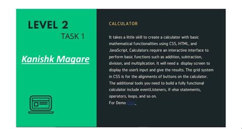 Kanishk Magare On Linkedin Oasisinfobyteinternship Webdevelopment Html Css Javascript