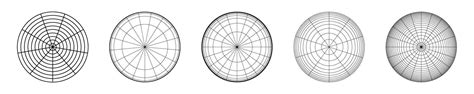 Set Of Circular Grid Patterns For Design 54813422 Vector Art At Vecteezy