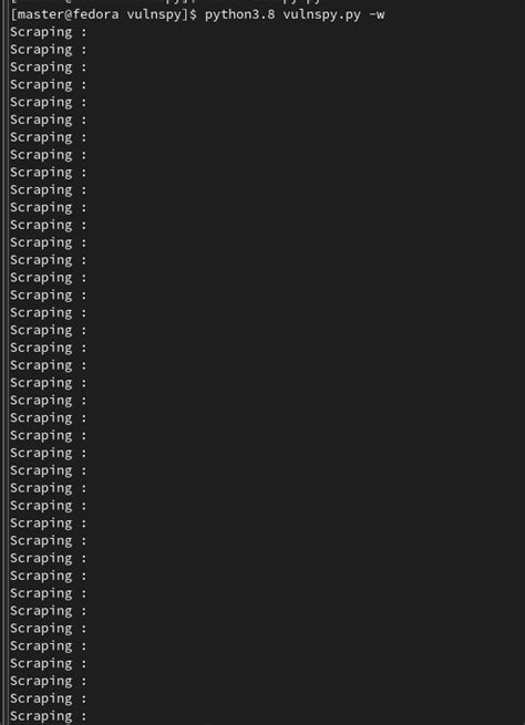 doesn t work since a few days · issue 6 · processust vulnspy · github