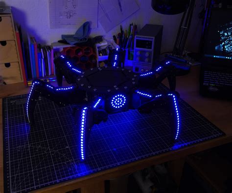 3d Printed Hexapod 7 Steps With Pictures Instructables