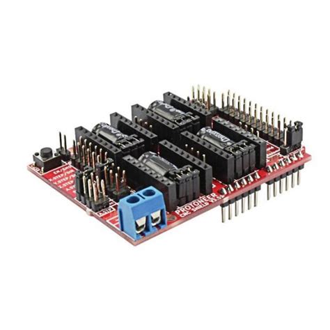 elecrow arduino cnc shield v3 51 grbl v0 9 compatible robotshop