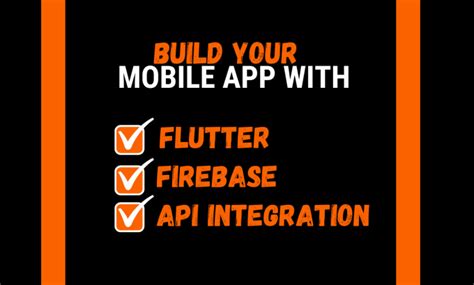 build mobile apps as flutter app developer mobile app development using