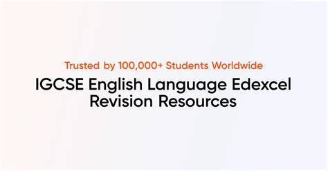 Igcse English Language Edexcel Resources Tutorchase