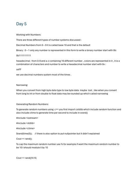 5 Fundamental Data Types Part 2 Pdf