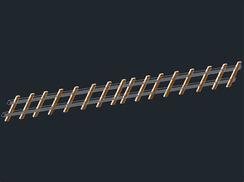 Railroad Rail Dimensions Track Cad