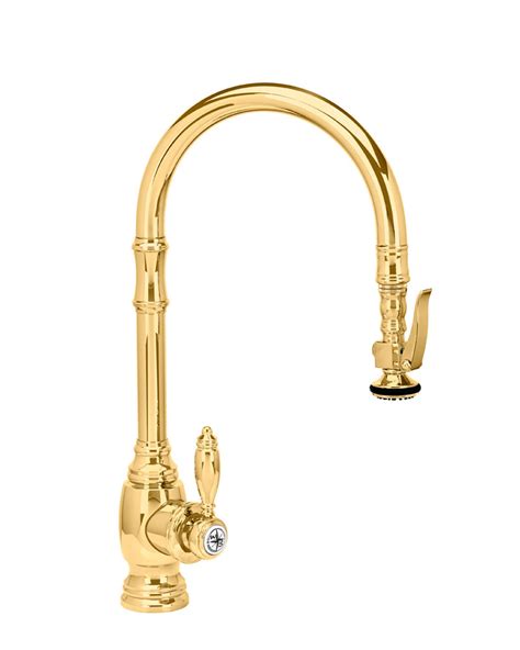 Polished Brass Pull Down Kitchen Faucet Things In The Kitchen