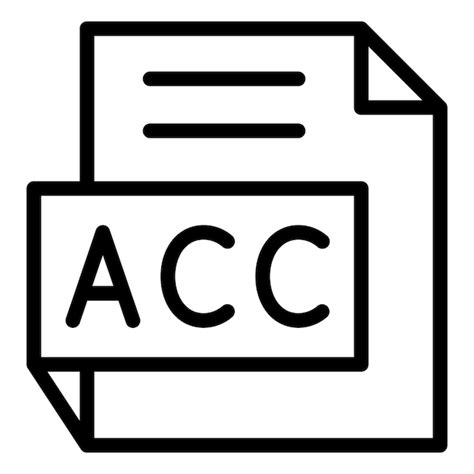 Premium Vector Vector Design Acc Icon Style