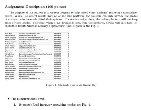 assignment description 100 points the purpose of