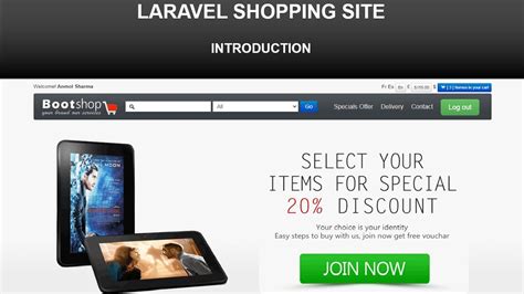 Introduction Laravel Ecommerce Site Project Tutorial Introduction Video With Source Code