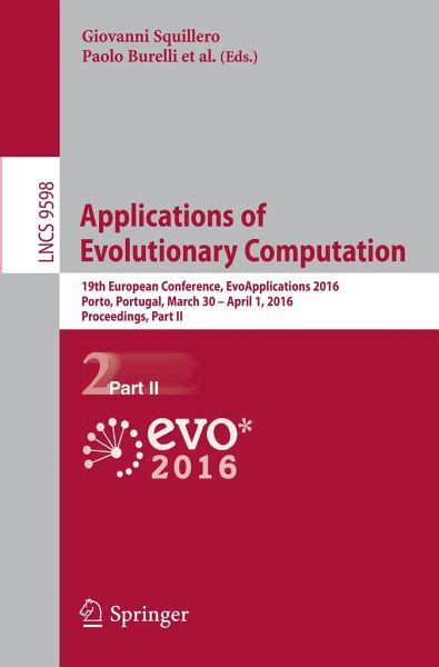 Applications Of Evolutionary Computation Fachbuch Bücher De
