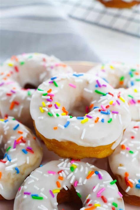 Glazed Vanilla Donut Recipe Cake Mix Recipes