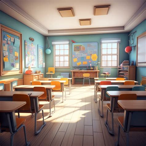 Blue Schoolroom Stock Illustrations 237 Blue Schoolroom Stock