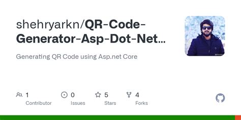 github shehryarkn qr code generator asp dot net core generating qr