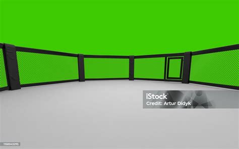 3d 렌더링 Mma 경기장 Mma 팔각형 케이지 팔각형에 대한 스톡 사진 및 기타 이미지 팔각형 혼합 무술 다양 Istock