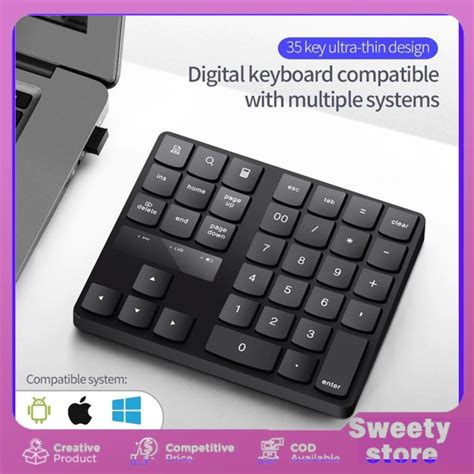 Jual Sweety Store Indonesia Keypad Numerik Multimedia Wireless 24ghz