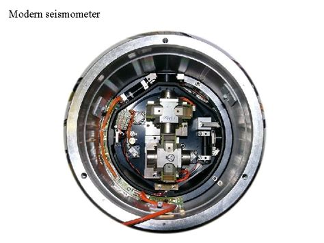 Modern Seismometer Three Components Of Motion Can Be