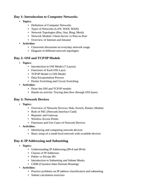 Introduction To Computer Networks - 1 | PDF | Computer Network | Network Topology