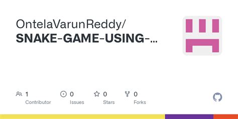 Github Ontelavarunreddysnake Game Using Javascript