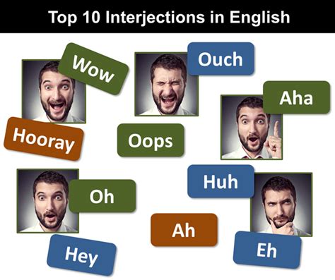 Top Interjections In English