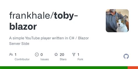 GitHub Frankhale Toby Blazor A Simple YouTube Player Written In C