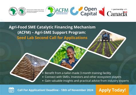 Attention Agri Food Smes In Africa This Is For You Boosting Food Security In Africa Apply To A
