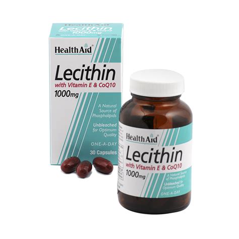 Health Aid Lecithin With Coq10 And Vitamin E 30caps