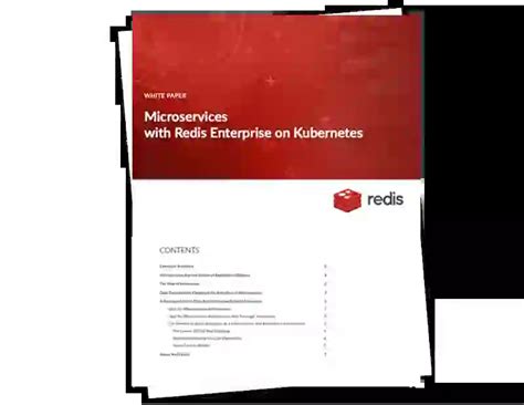 microservices with redis enterprise on kubernetes redis