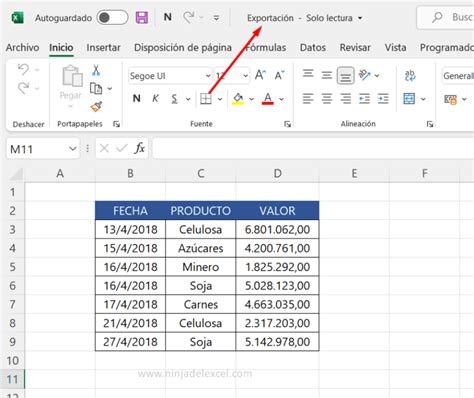 Abrir un Archivo Específico de Excel Automáticamente Ninja del Excel