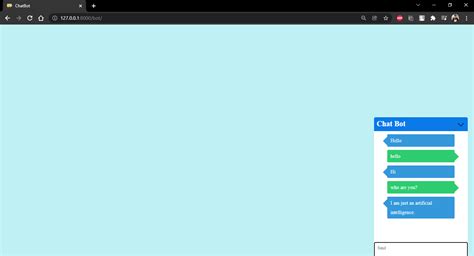 GitHub Anik Bardhan ChatBot Chat Implementation Using Django